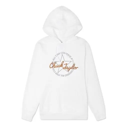 CONVERSE Chuck Patch Pullover Hoodie - White