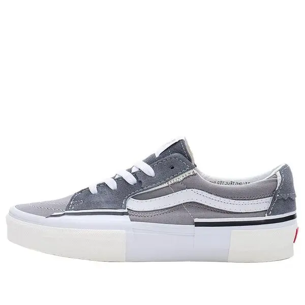 VANS Sk8-low Reconstruct Sneakers - Grey/white