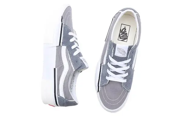 VANS Sk8-low Reconstruct Sneakers - Grey/white