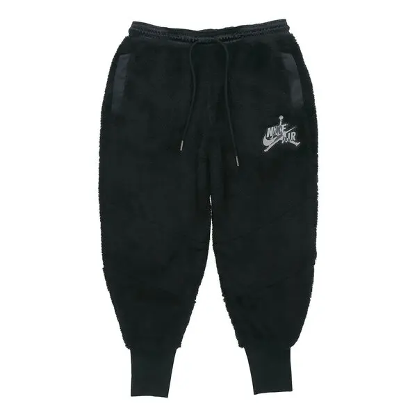 JORDAN Athleisure Casual Sports Stay Warm Long Pants - Black