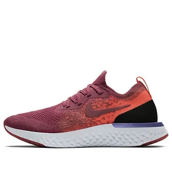 Nike Epic React Flyknit Athletic Sneakers - Red/white