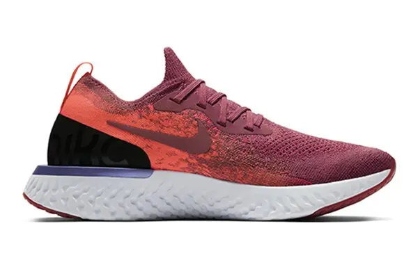 Nike Epic React Flyknit Athletic Sneakers - Red/white