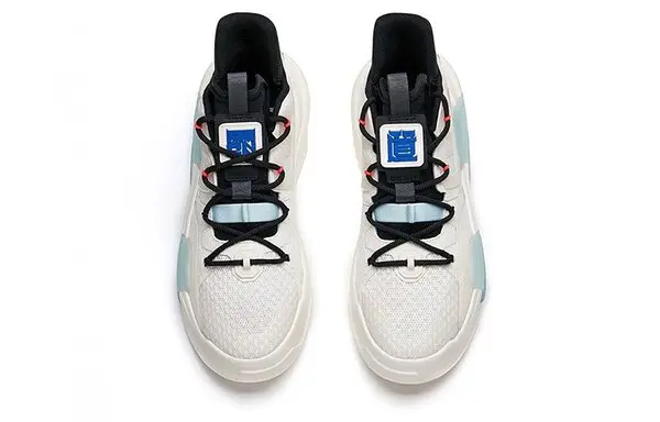 ANTA Badao 3 High-top Sneakers - White/blue/navy