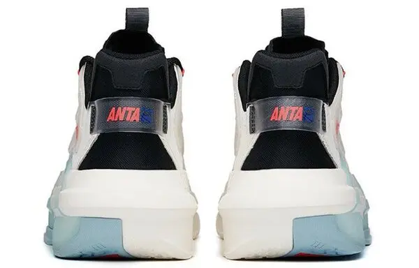ANTA Badao 3 High-top Sneakers - White/blue/navy