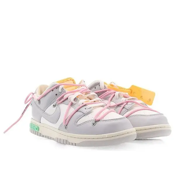 Nike X Off-white Dunk Low "dear Summer" Lot 09/50 - Gray/white
