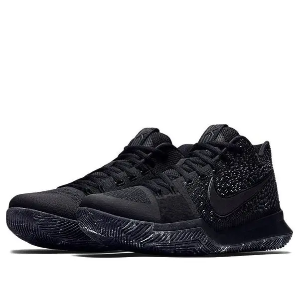 Nike Kyrie 3 Ep "marble" Basketball Sneakers - Triple Black