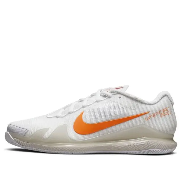 Nike Nikecourt Air Zoom Vapor Pro Tennis Shoes - White/orange
