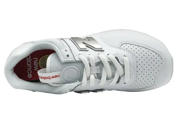 NEW BALANCE 574 Metallic Sneakers - White