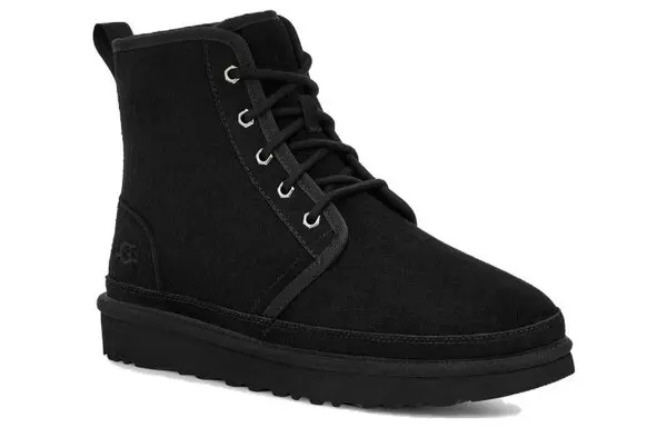 UGG Neumel High Lace Up Boots - Black