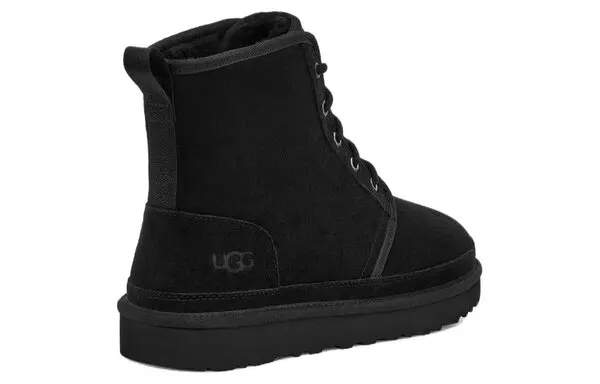 UGG Neumel High Lace Up Boots - Black
