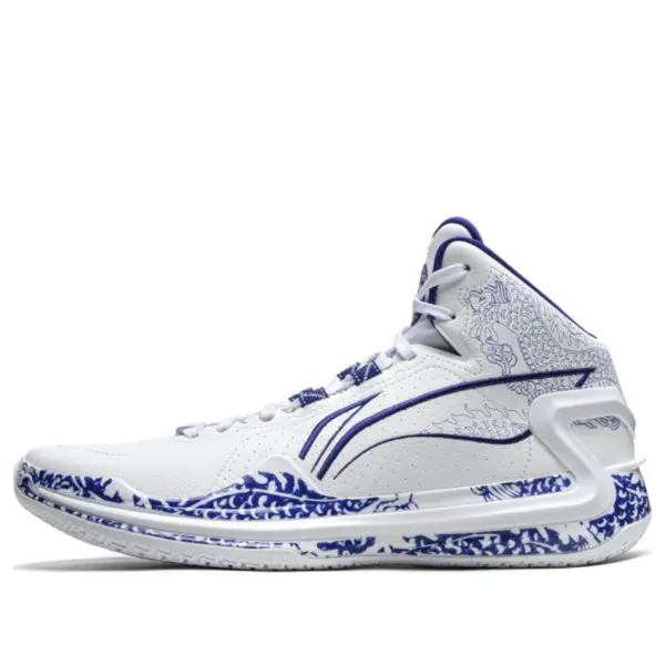 LI-NING Liren 4 "porcelain" High Top Sneakers - White/blue