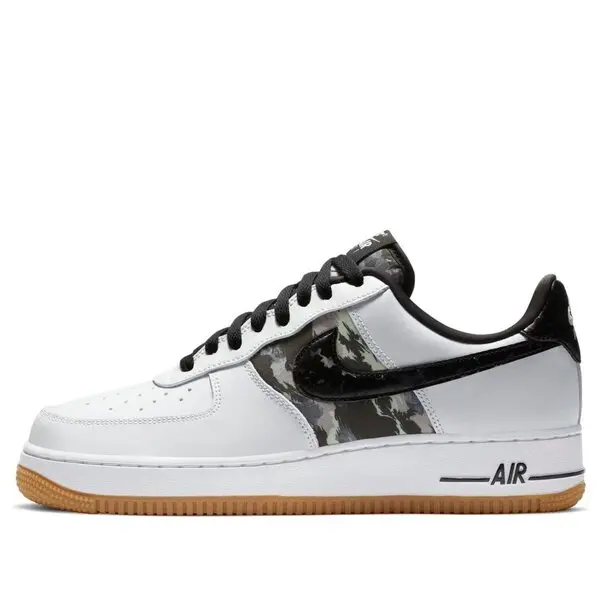 Nike Force 1 '07 Lv8 "pacific Northwest Camo" Sneakers - Blackwhitebrown