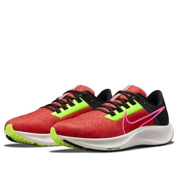 Nike Zoom Pegasus 38 Athletic Sneakers - Red/white