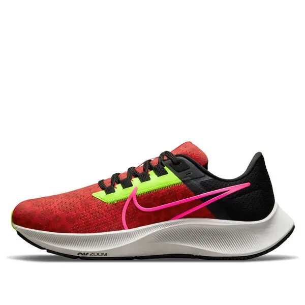 Nike Zoom Pegasus 38 Athletic Sneakers - Red/white