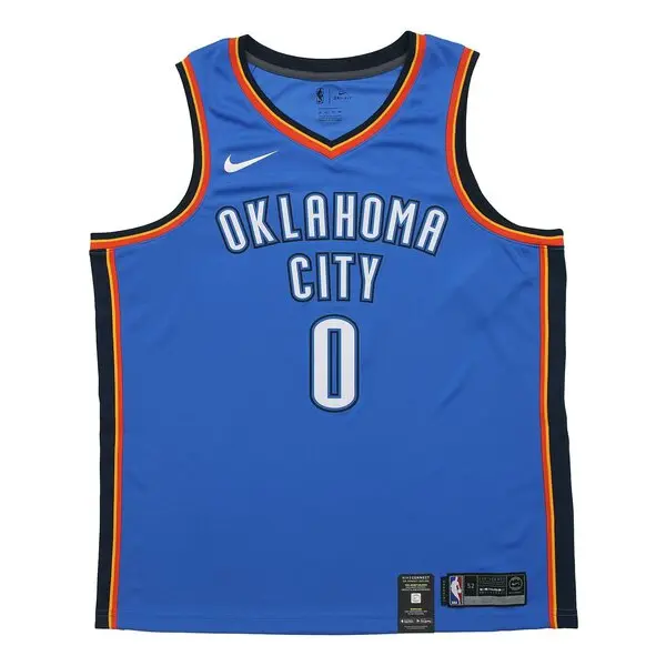 Nike Oklahoma City Thunder Russell Westbrook Swingman Jersey - Blue
