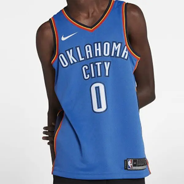 Nike Oklahoma City Thunder Russell Westbrook Swingman Jersey