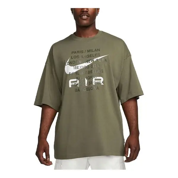 Nike Oversize T-shirt 'olive
