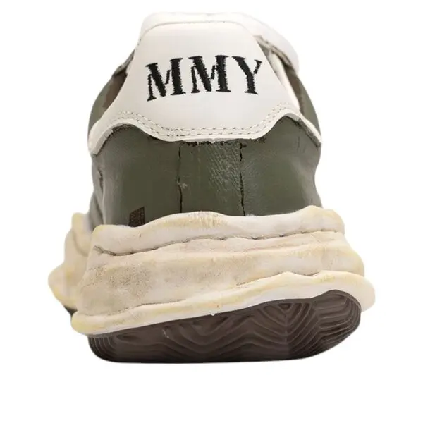 Mihara Yasuhiro Blakey Og Sole Film Attached Canvas Low-top Sneakers - Khaki