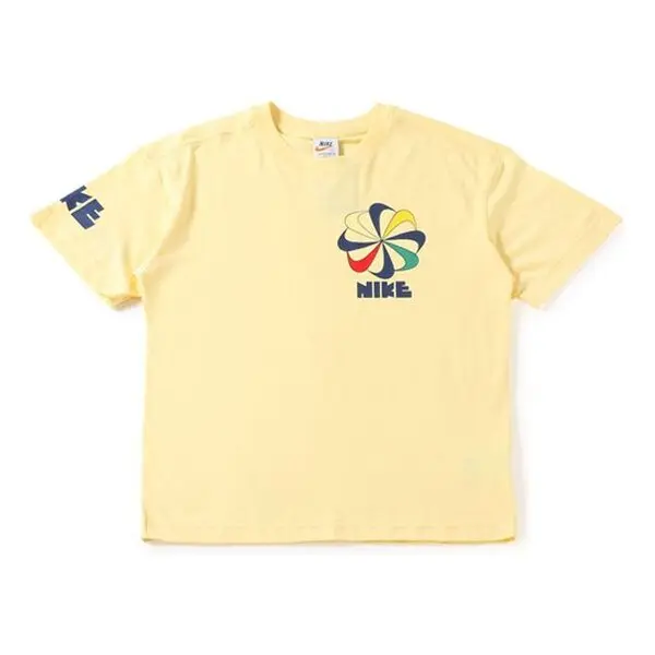 Nike Vintage Printed Tee - Yellow