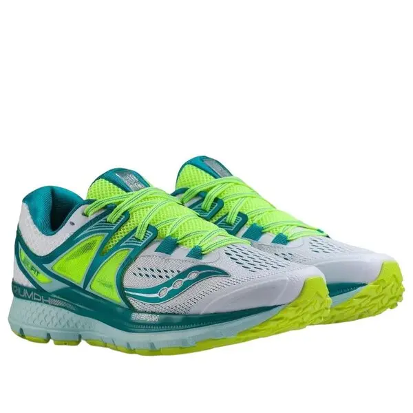 Saucony Triumph Iso 3 Athletic Sneakers - Green/yellow