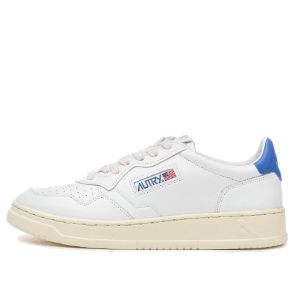 AUTRY Medalist Low Top Sneakers - White/blue