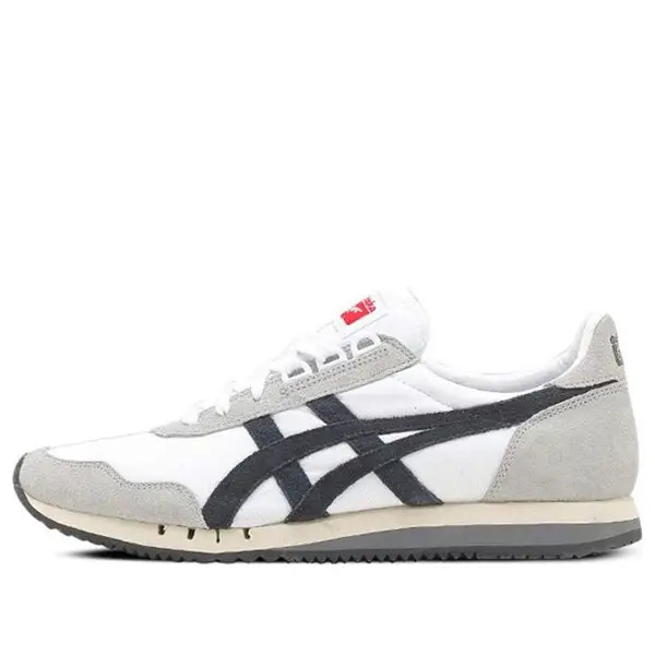 Onitsuka Tiger Dualio Low Top Athletic Sneakers - Black/white/grey