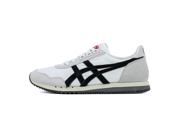 Onitsuka Tiger Dualio Low Top Athletic Sneakers - Black/white/grey