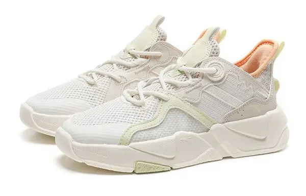 ANTA G6 Low Top Sneakers - White/grey/green