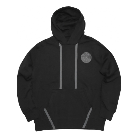 JORDAN X Paris Saint-germain Fleece Pullover Hoodie - Black