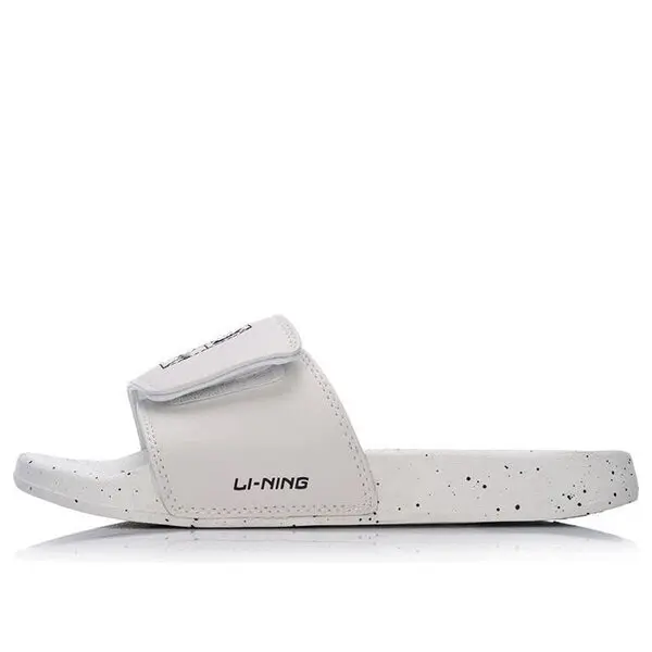 LI-NING Sport Slides Agam014-1 - White/black