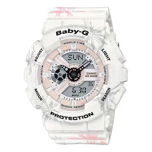 Casio Baby-g Ba-110cf-7a Shockproof Watch - White
