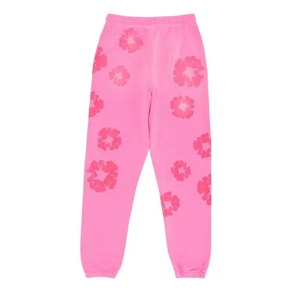 DENIM TEARS Mono Cotton Wreath Sweatpants - Pink
