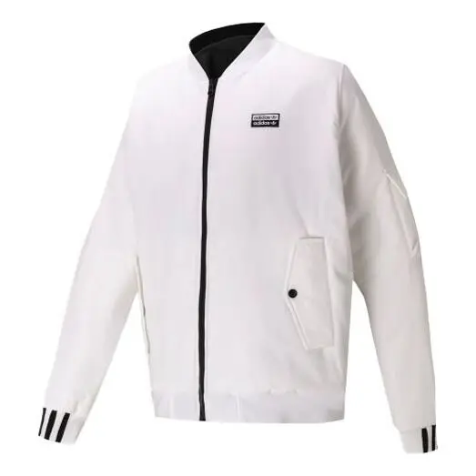 Adidas Originals Sports Reversible Aviator Jacket - White
