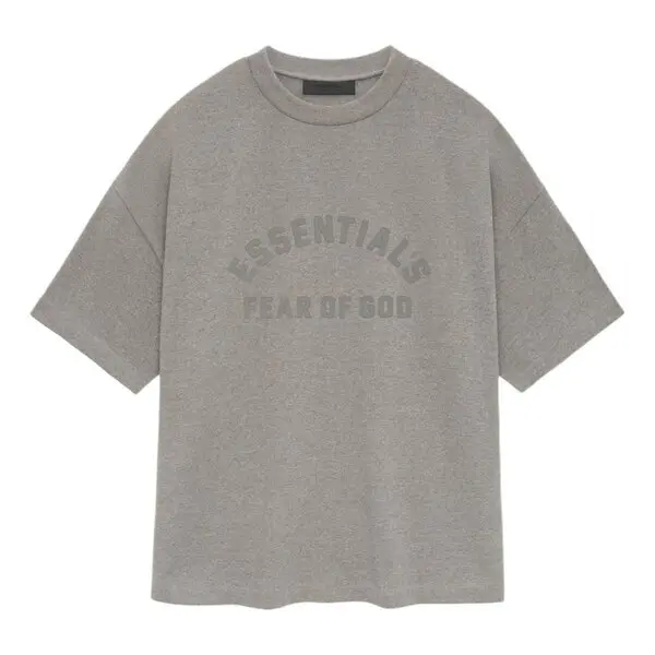 Fear Of God Ss24 Heavy T-shirt - Heather Grey