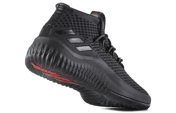 Adidas Dame 4 "dame Time" High Top Sneakers - Black