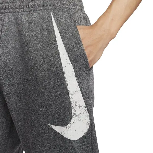 Nike Therma-fit Pants 'big Swoosh Grey - Grey/white