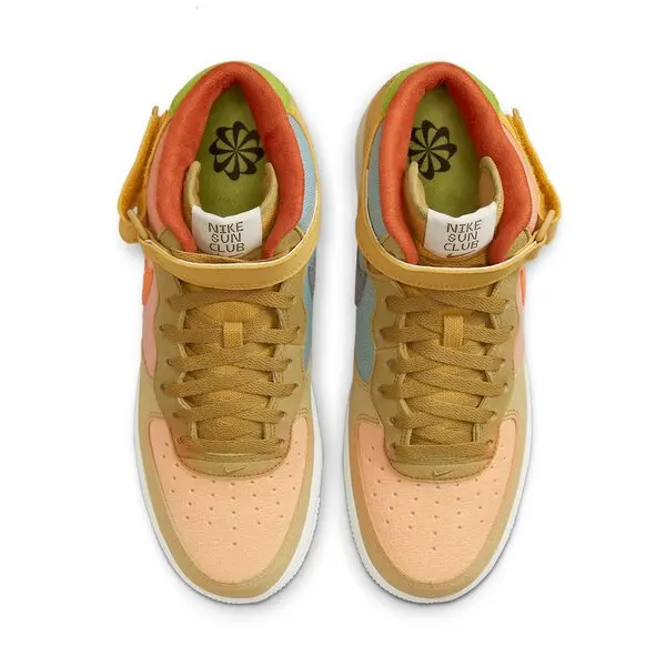Nike Force 1 Mid '07 Lv8 Next Nature 'sun Club - Brown/pink