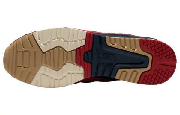 Asics Gel-lyte Iii X Evisu "red Grey Brown" Sneakers - Red/grey/brown