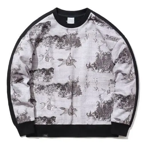 LI-NING X Crossover Pullover - White/black