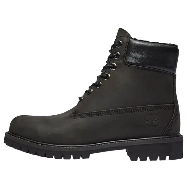 Timberland Premium 6 Inch Waterproof Lace-up Boots - Black