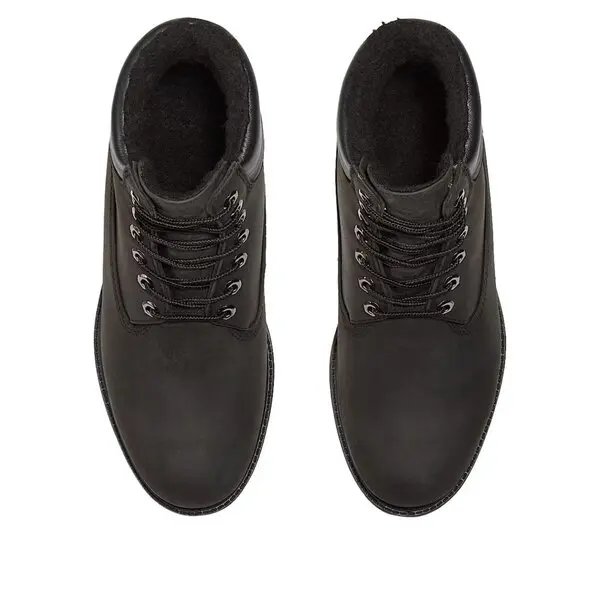 Timberland Premium 6 Inch Waterproof Lace-up Boots - Black