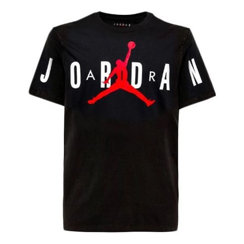JORDAN Air Mj Dna Stretched Logo Print - Black