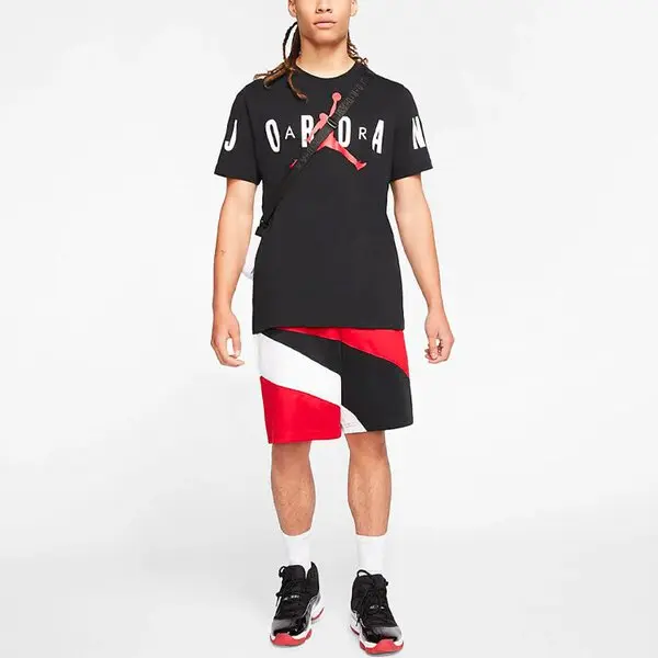 JORDAN Air Mj Dna Stretched Logo Print
