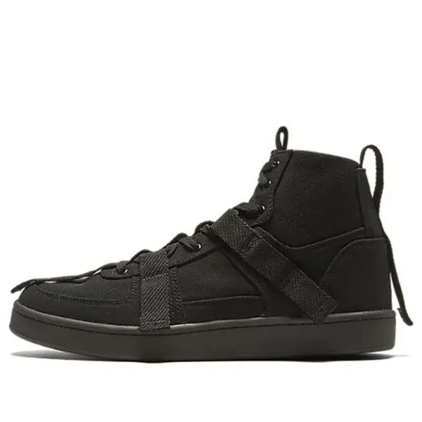 Onitsuka Tiger High Top Lace Up Sneakers With Strap Detail
