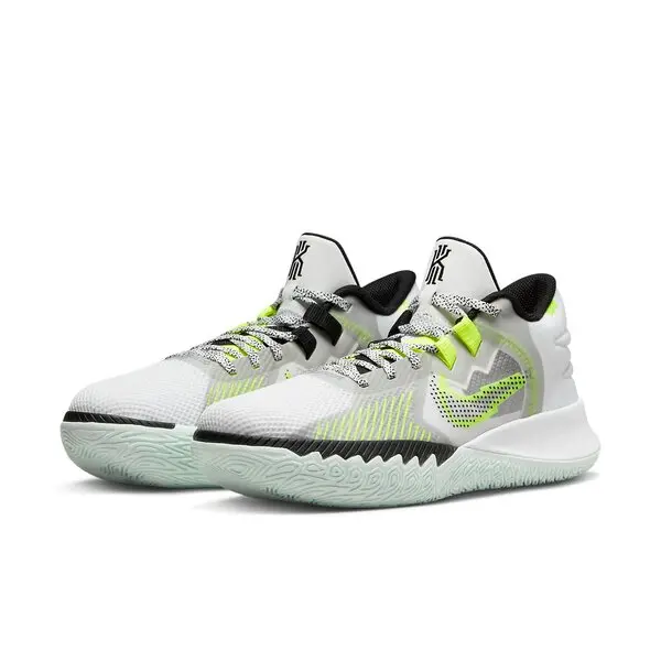 Nike Kyrie Flytrap 5 Ep Mid Top Basketball Sneakers - Summit White/black/volt