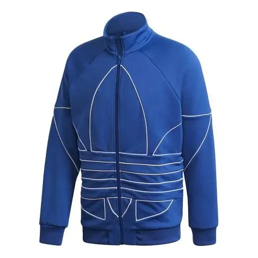 Adidas Originals Outline Logo Track Jacket - Blue