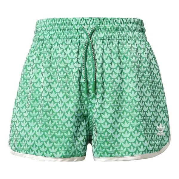Adidas Adicolor High Waist Monogram Short - Green