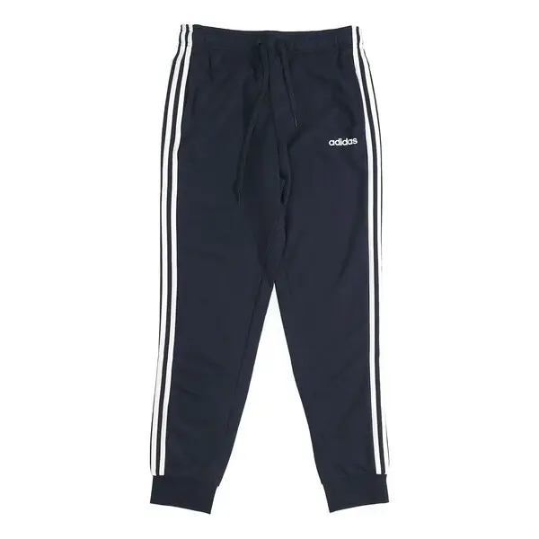 Adidas E 3s T Pnt Ft Plaid Applique Sports Pants - Blue