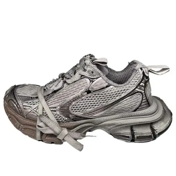 Balenciaga 3xl Sneakers - Tan/silver/grey