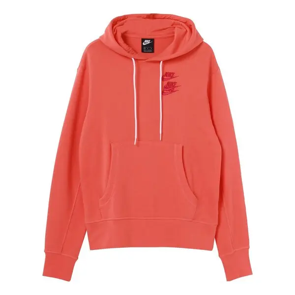 Nike Pullover French Terry Hoodie - Orange